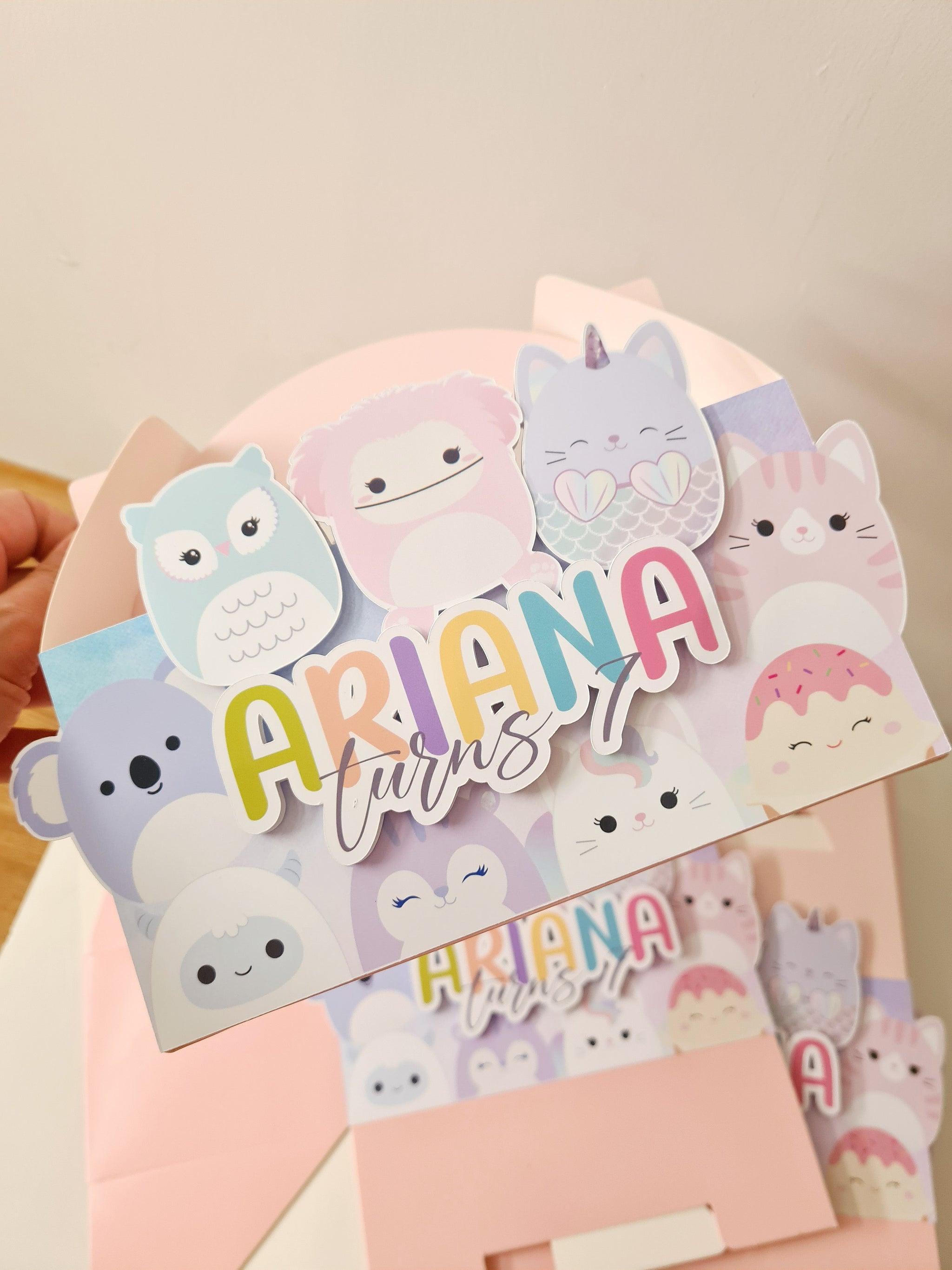 Squishmallow Theme Party Box – Summer Print & Party
