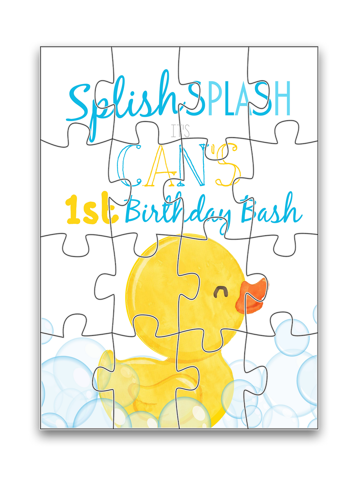 Rubber Duck Mini Puzzles – Summer Print & Party