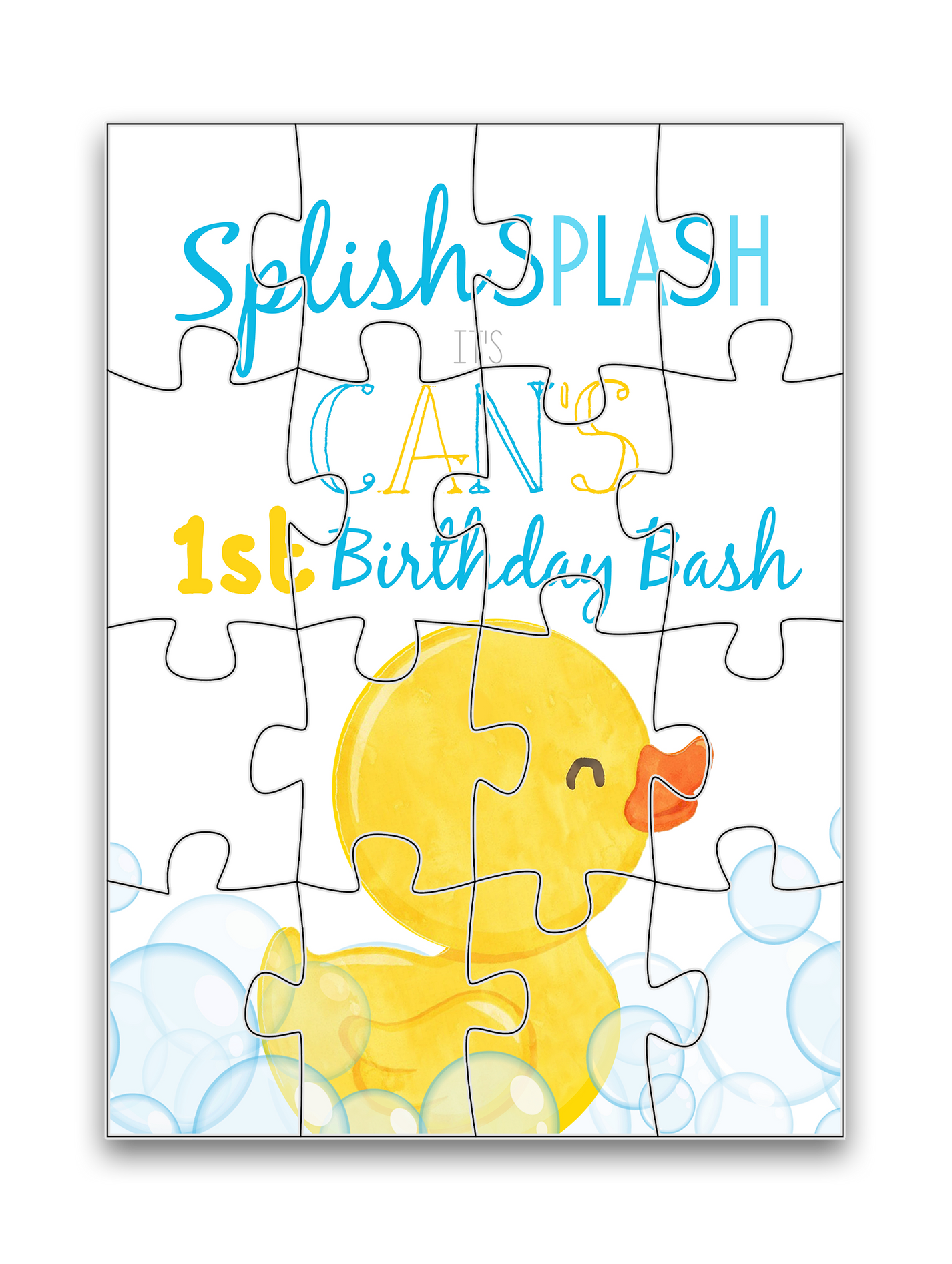 Rubber Duck Mini Puzzles – Summer Print & Party
