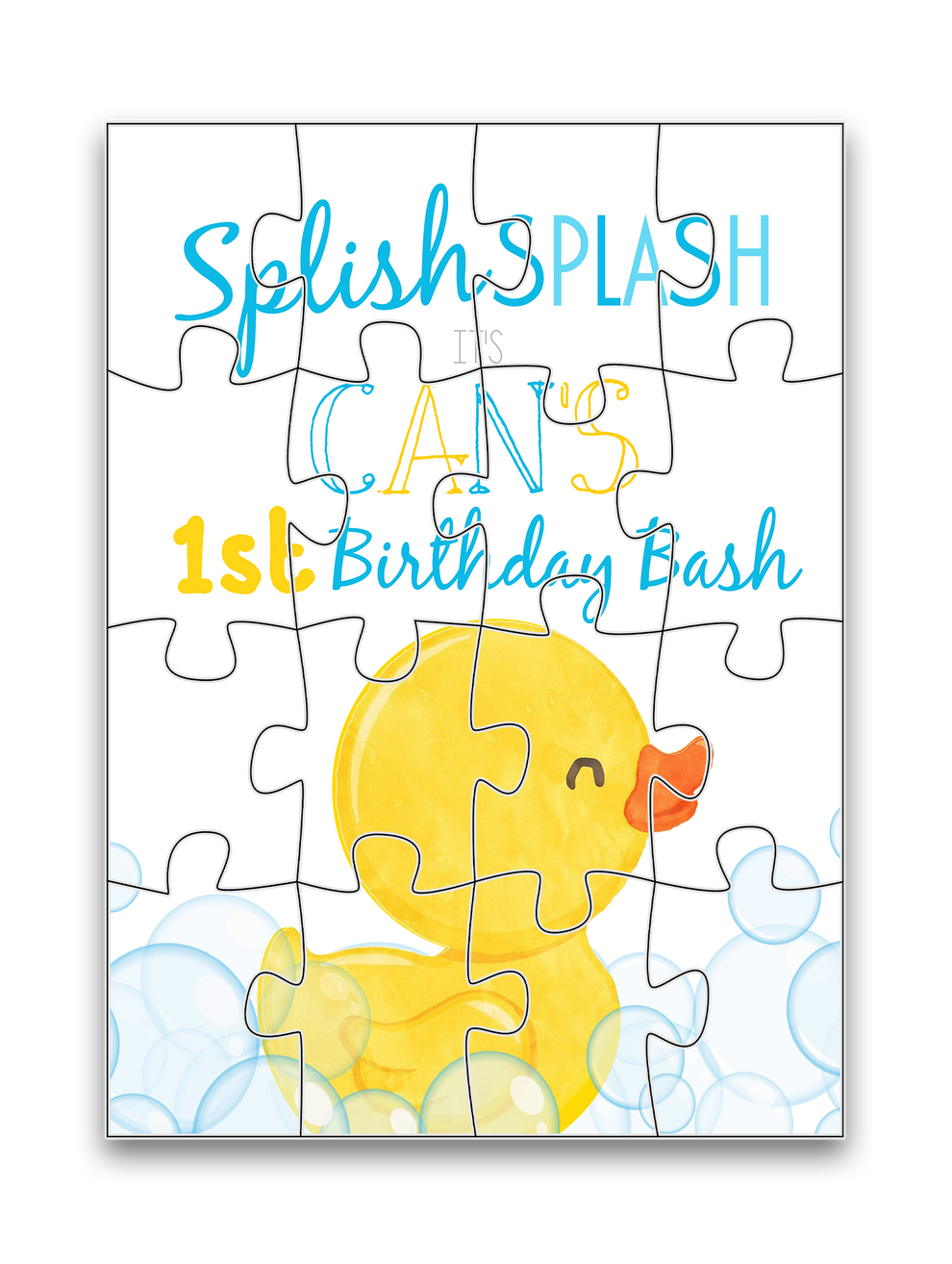 Rubber Duck Mini Puzzles – Summer Print & Party