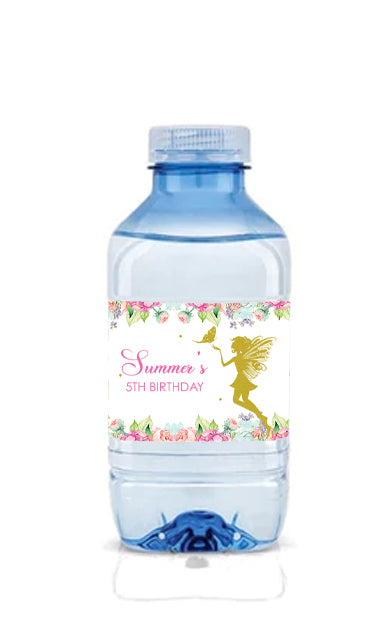 Fairy Themed Bottle Labels | Personalised Bottle Labels | Summer Print ...