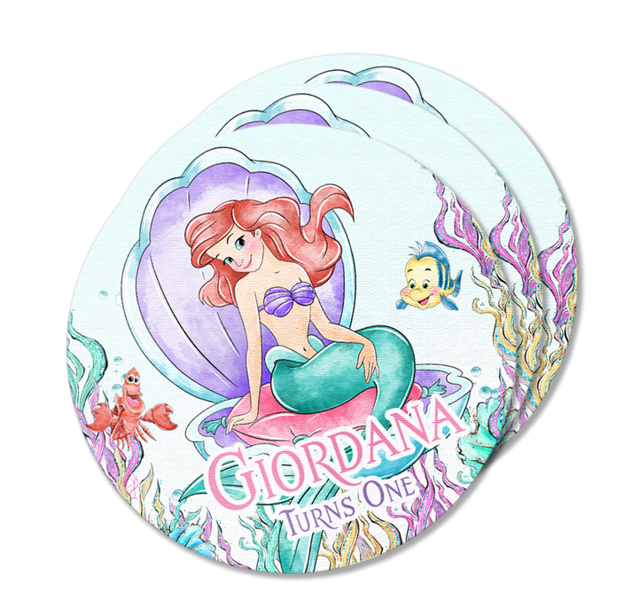 The Little Mermaid Ariel Inspired Stickers Pack – Summer Print & Party